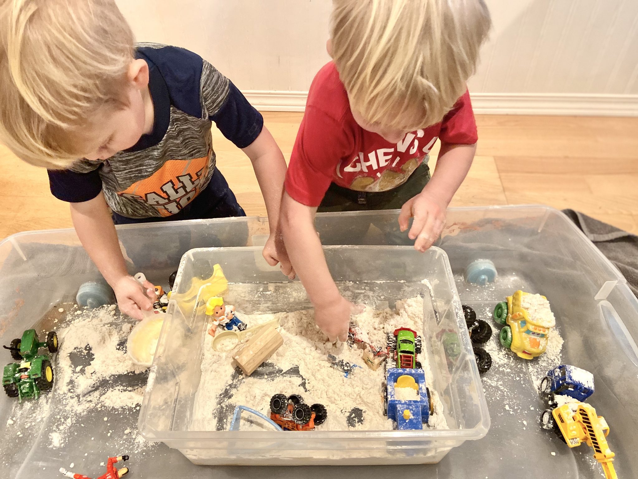 Cloud Dough Sensory Play - Twin Mom Refreshed