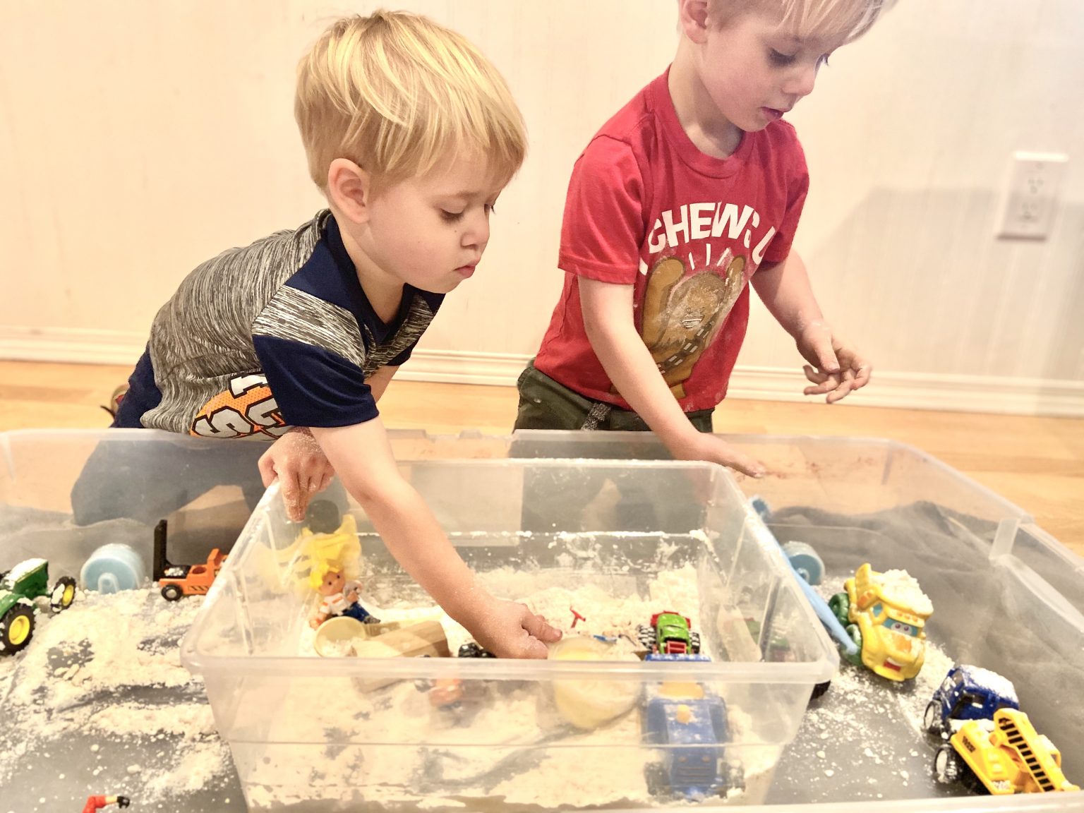 Cloud Dough Sensory Play - Twin Mom Refreshed